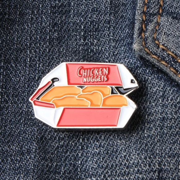 Jewelry | Free Chicken Nuggets Food Boho Peasant Pop Art Deco Snack ...